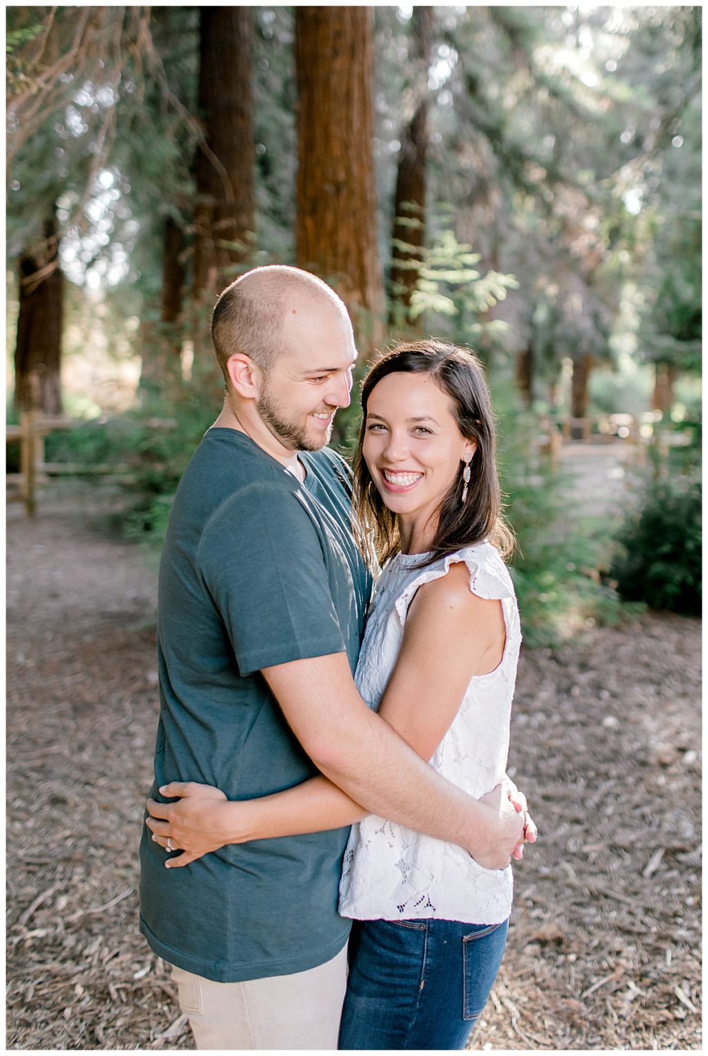 Kendall + Ben // Orange County Redwoods Engagement - tracyrinehart.com